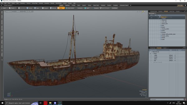3D shipwreck ship wreck model - TurboSquid 1407020
