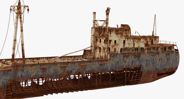 3D shipwreck ship wreck model - TurboSquid 1407020