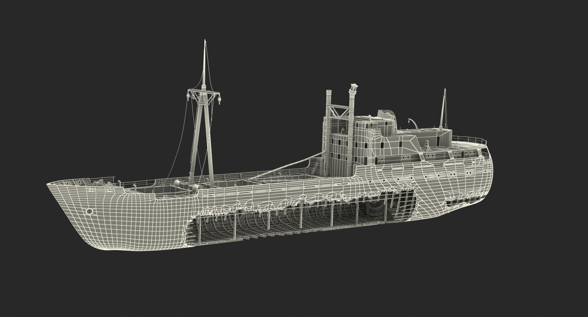 3D Shipwreck Ship Wreck Model - TurboSquid 1407020