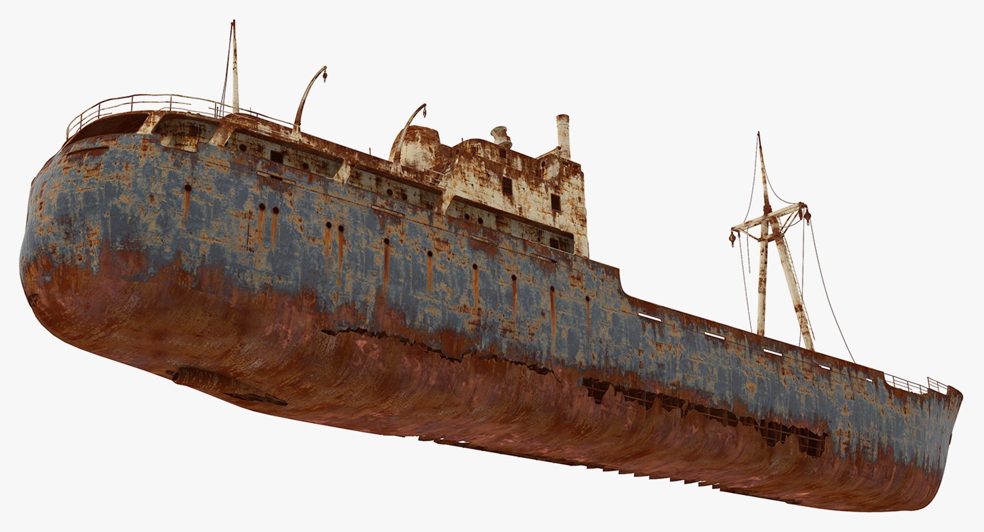 3D shipwreck ship wreck model - TurboSquid 1407020