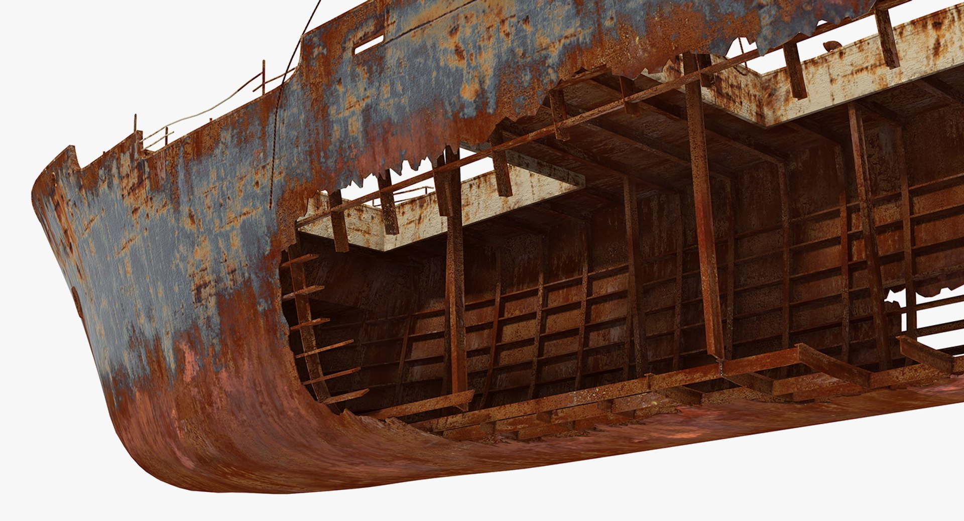 3D shipwreck ship wreck model - TurboSquid 1407020
