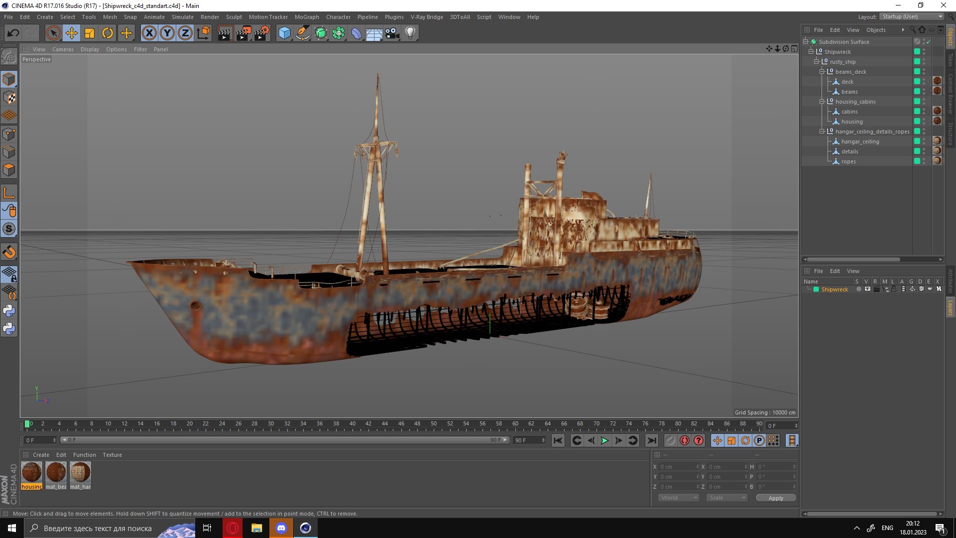 3D shipwreck ship wreck model - TurboSquid 1407020