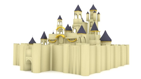 modelo 3d Castillo medieval - TurboSquid 1133006