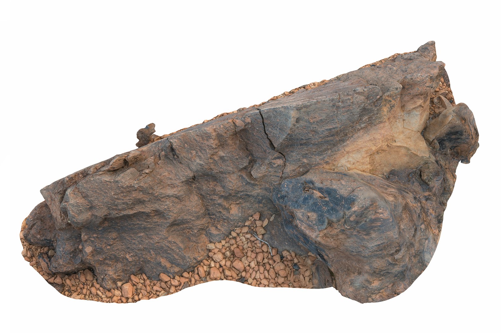 Volcanic Stone 8k Obj