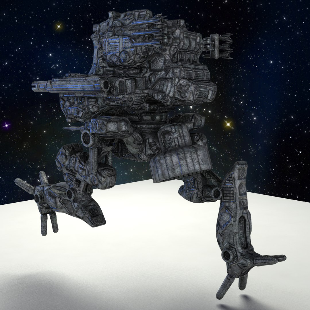 3d Model Robot Mech Rigged