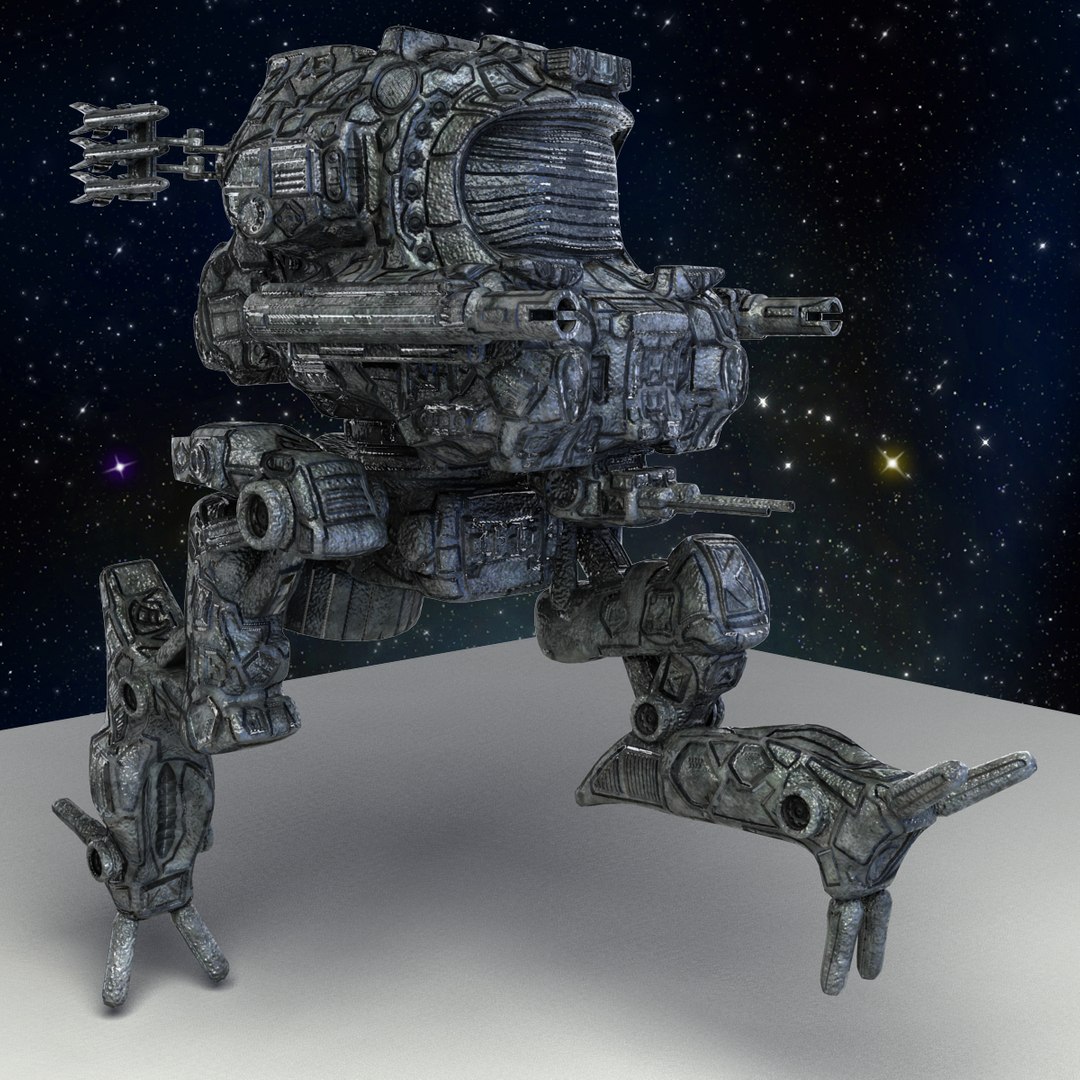 3d Model Robot Mech Rigged