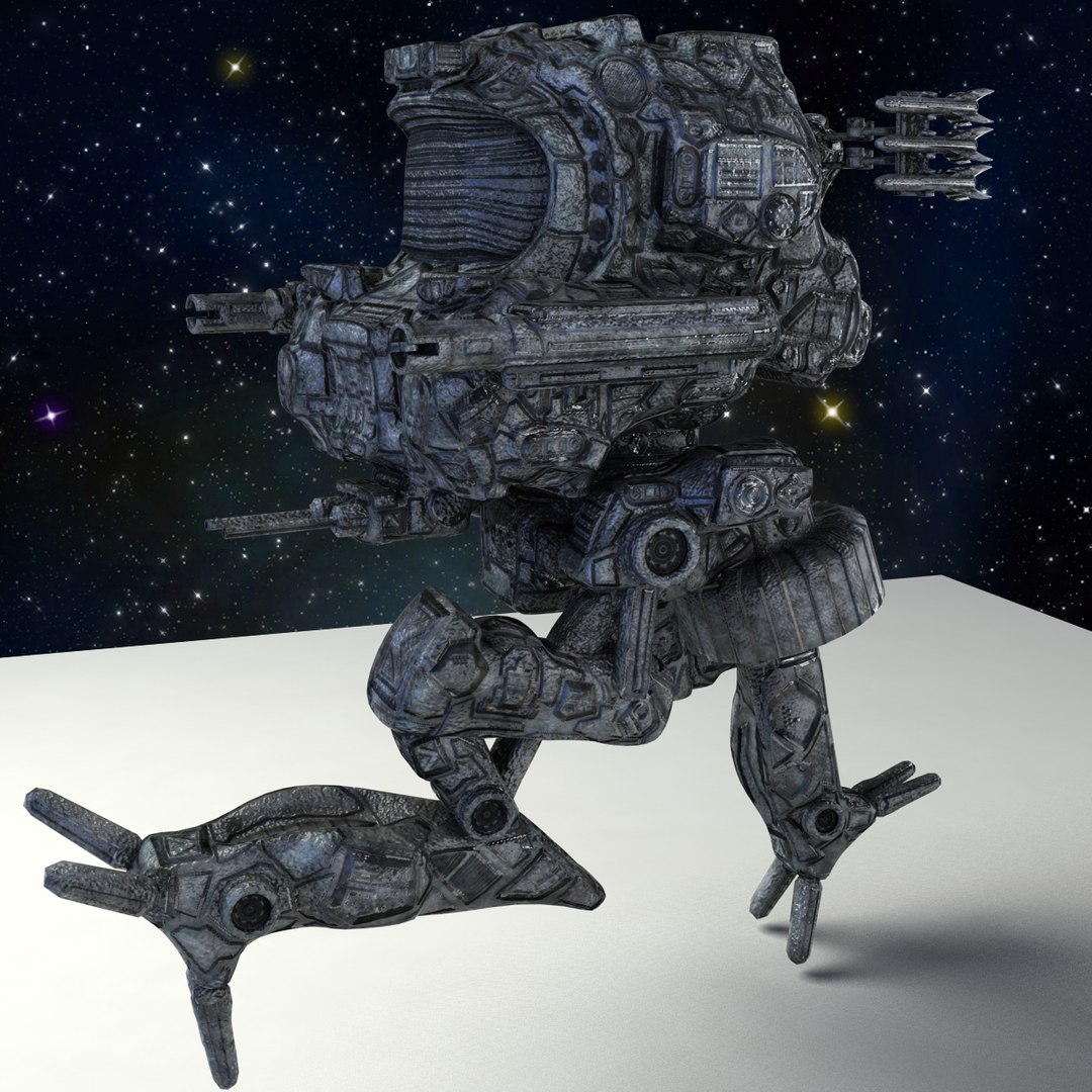 3d Model Robot Mech Rigged