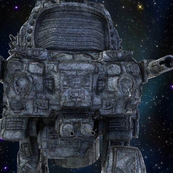 3d model robot mech rigged