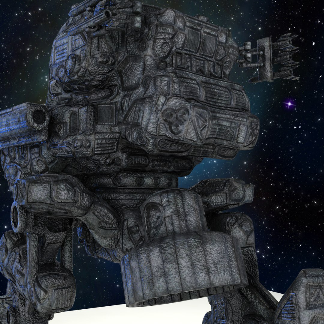3d Model Robot Mech Rigged