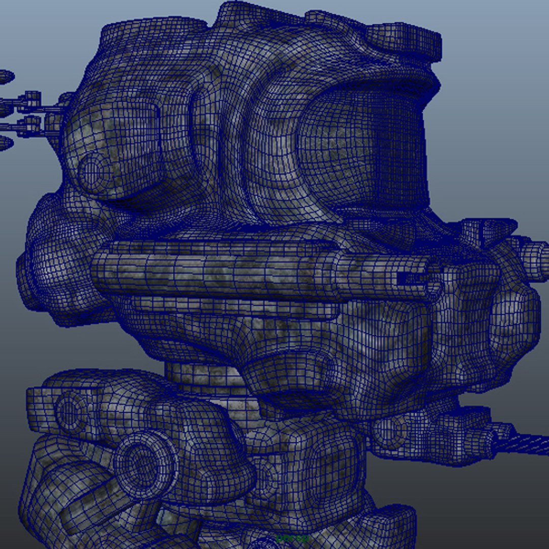 3d Model Robot Mech Rigged