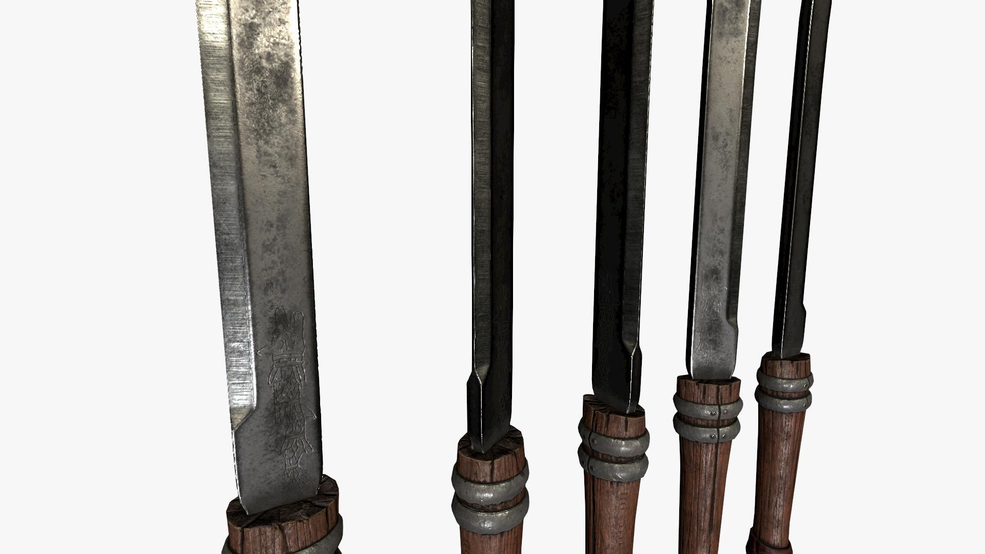 Fantasy Sword RPG Dacian Falx Curved Blade Sword Sickle Siege Hook ...