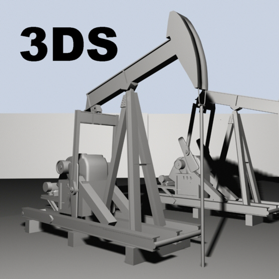oil oilrig 3d model