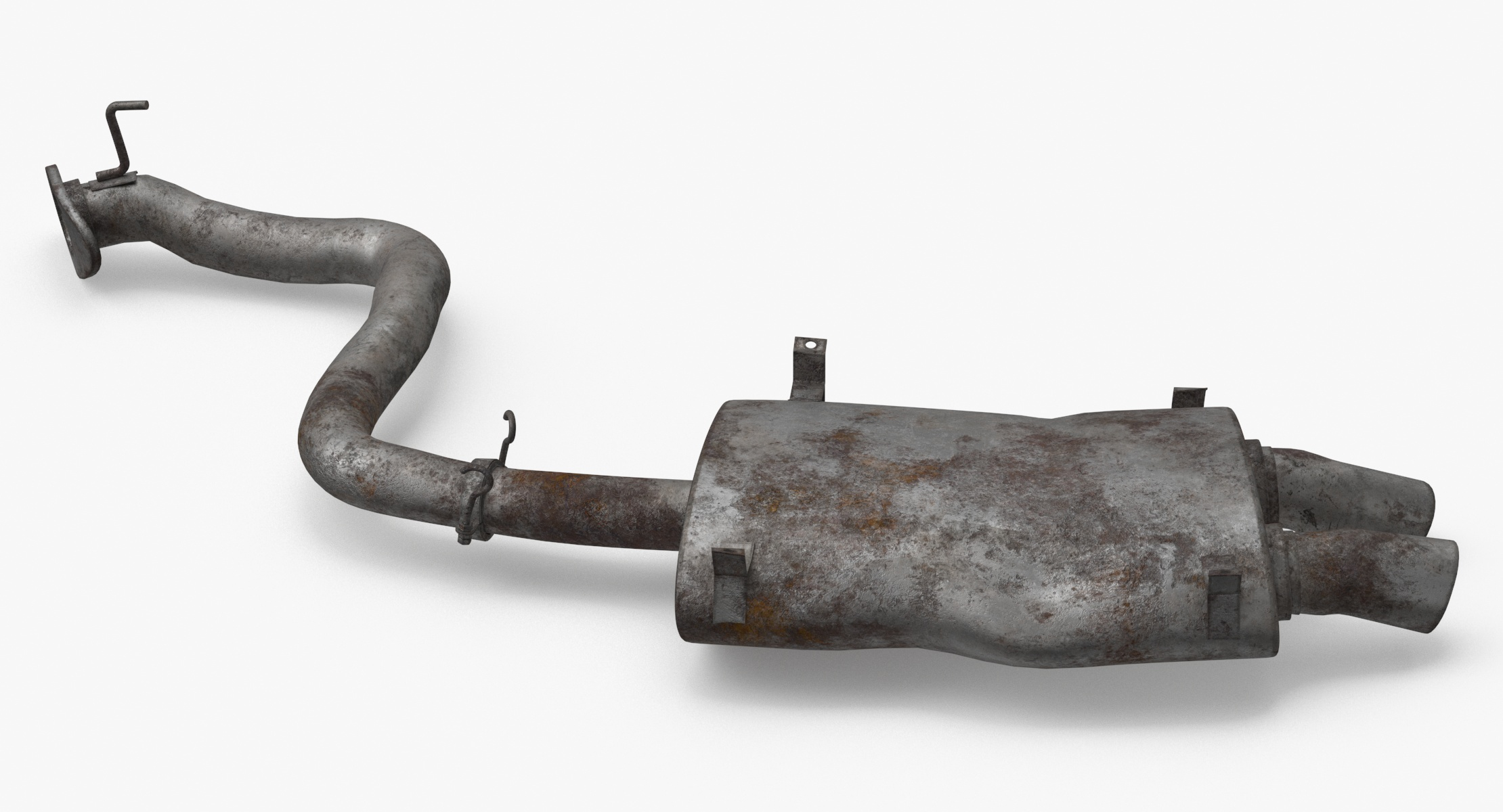 3D Vehicle Mechanical Parts Muffler model - TurboSquid 1978615