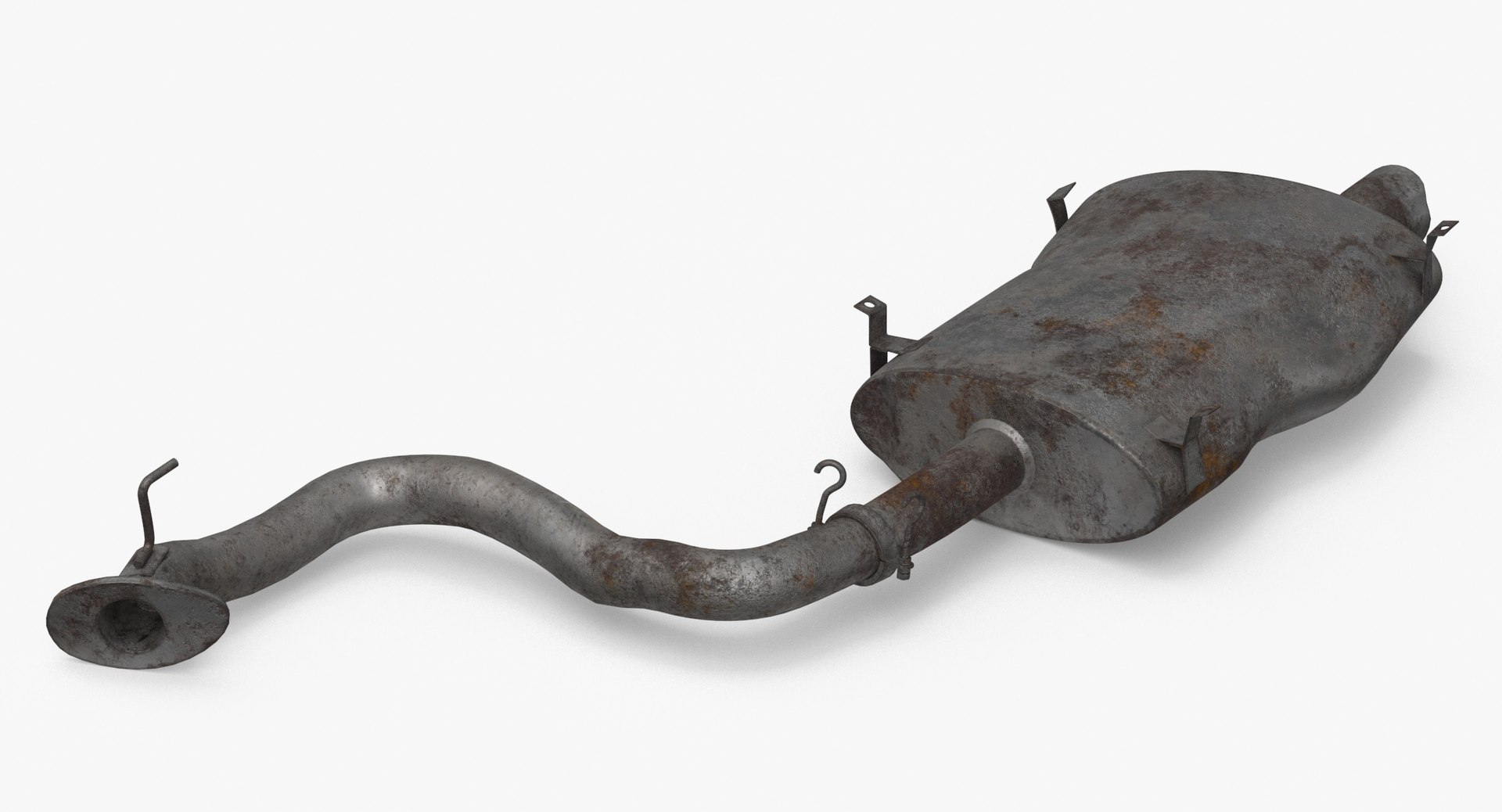 3D Vehicle Mechanical Parts Muffler Model - TurboSquid 1978615