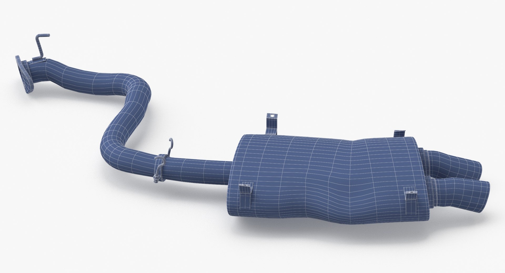 3D Vehicle Mechanical Parts Muffler Model - TurboSquid 1978615