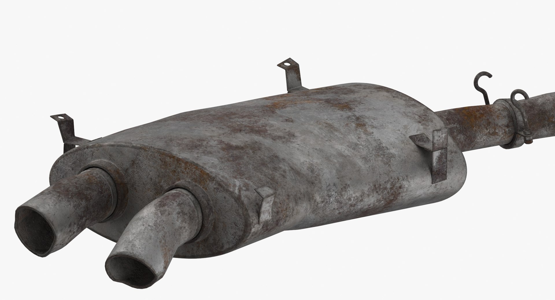 3D Vehicle Mechanical Parts Muffler Model - TurboSquid 1978615