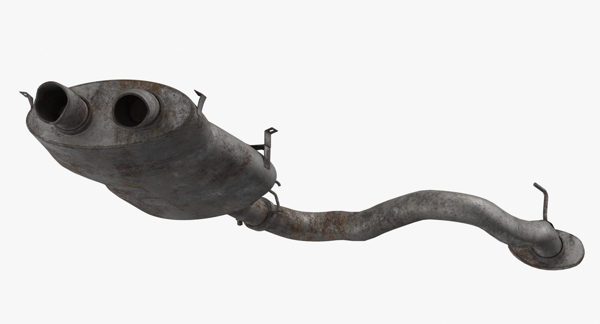 3D Vehicle Mechanical Parts Muffler Model - TurboSquid 1978615