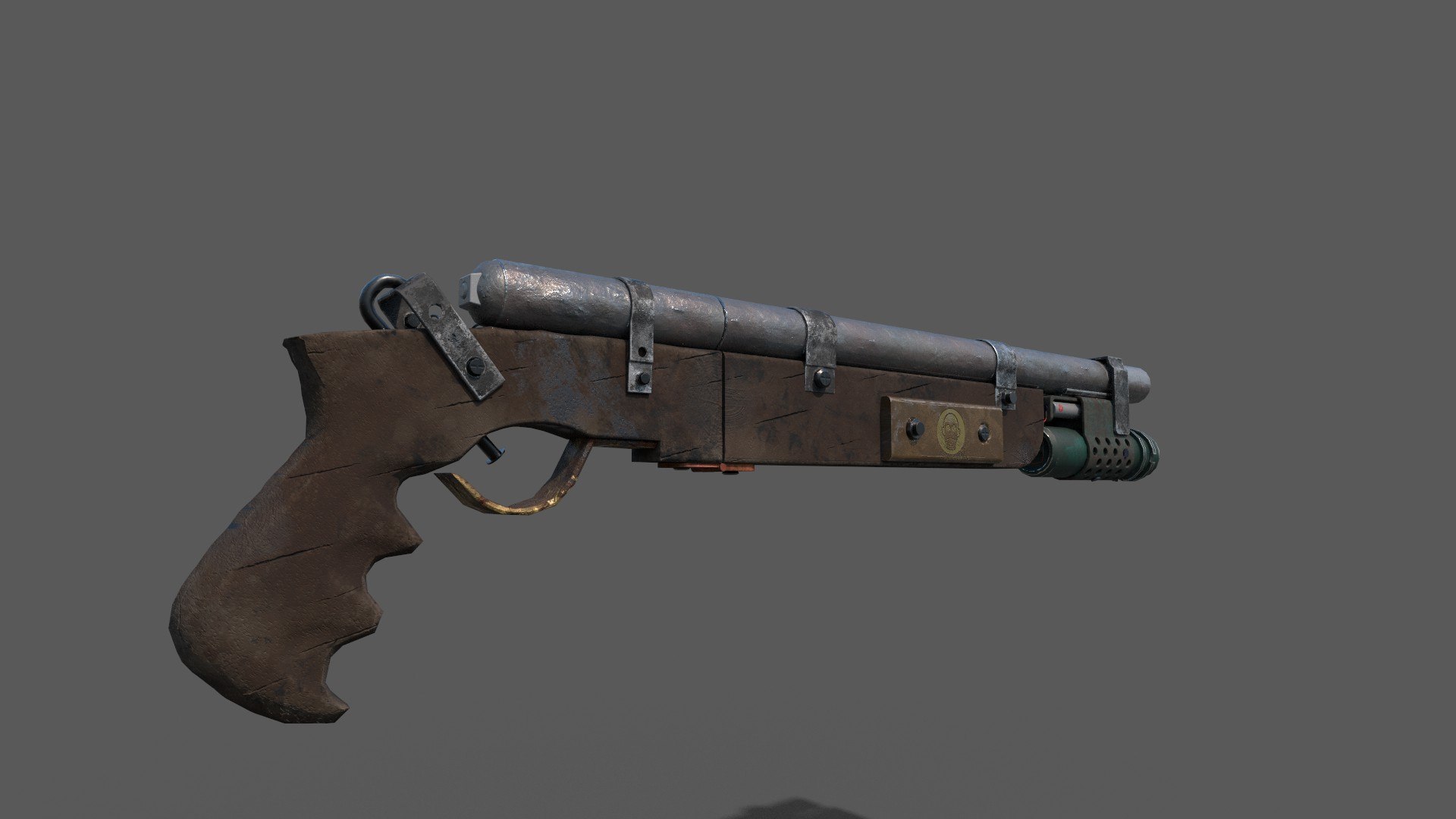 Post Apocalypse Shotgun 3D Model - TurboSquid 1918072