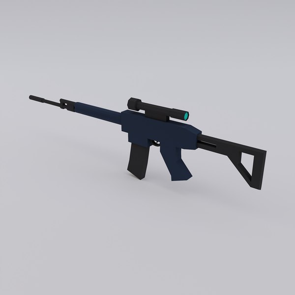 3D Pindad SS2 sniper rifle gun - TurboSquid 1991563