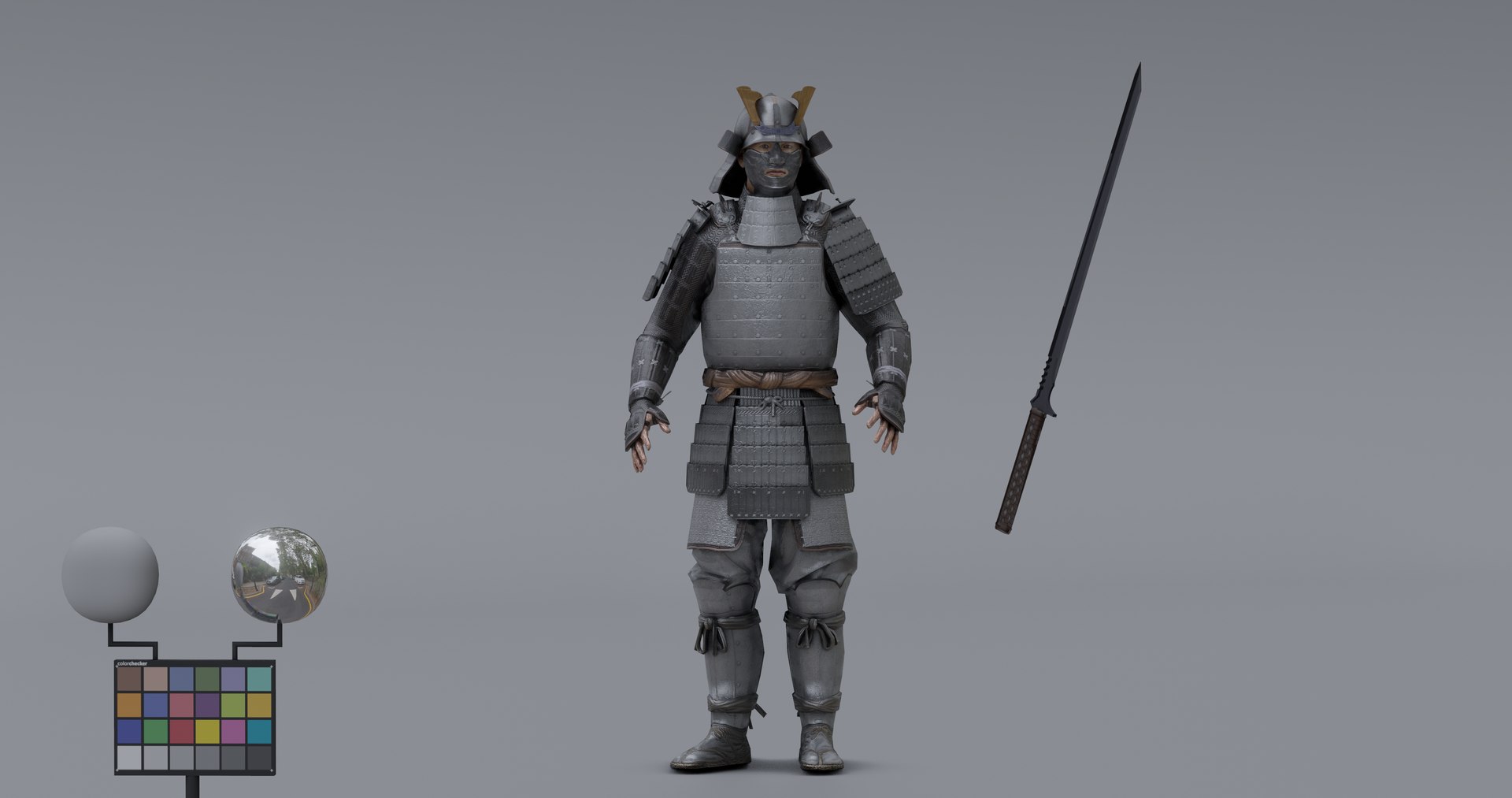 Samurai warrior- Rigged and Photorealistic 3D model 3D model ...
