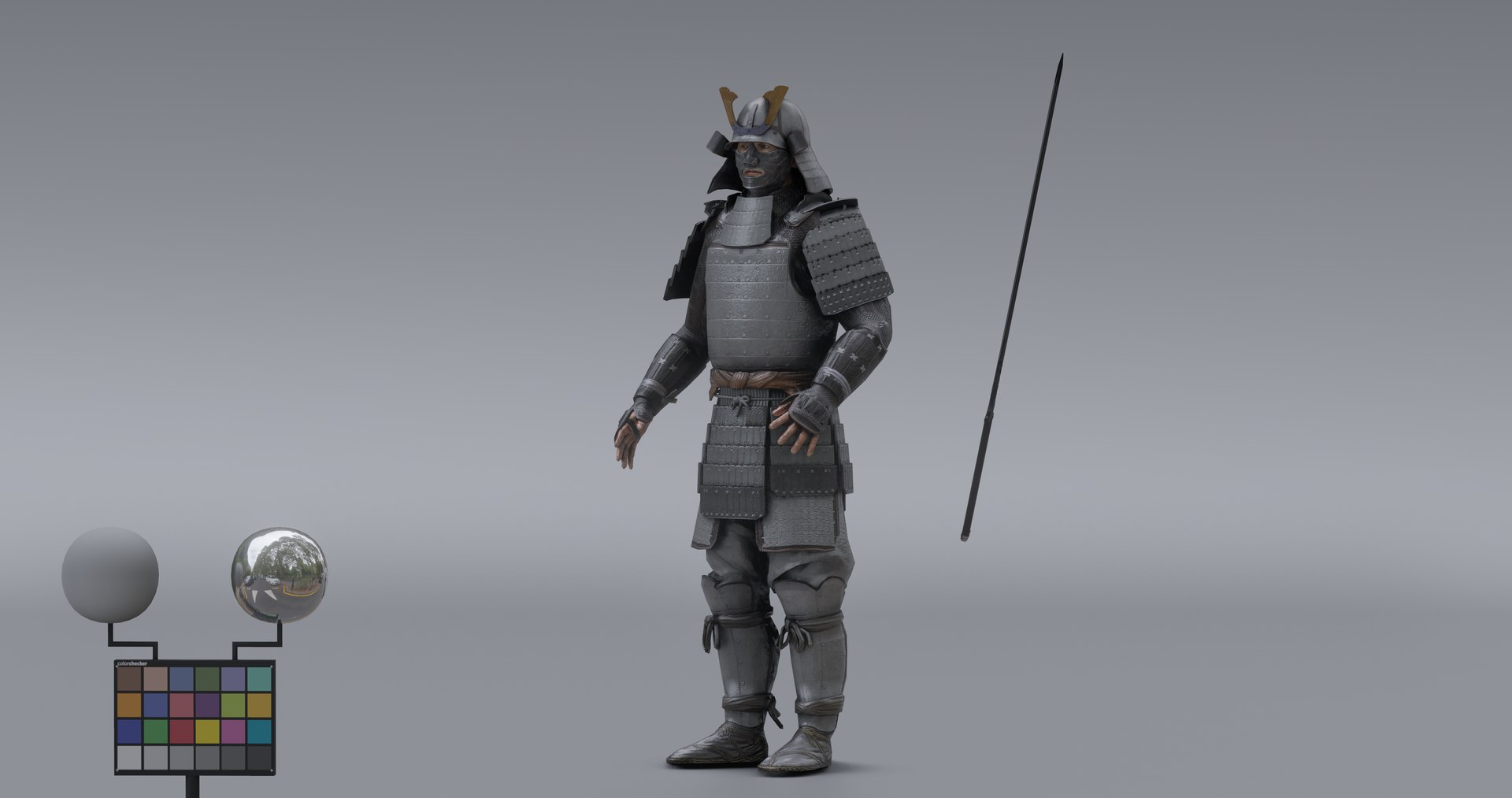 Samurai warrior- Rigged and Photorealistic 3D model 3D model ...