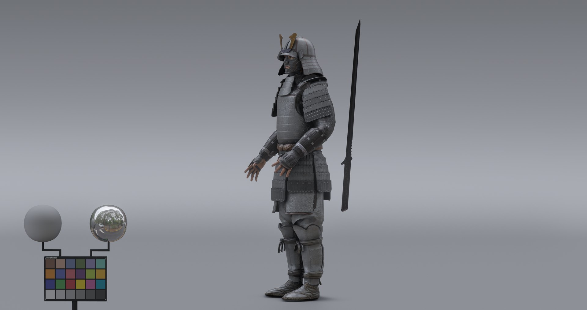 Samurai warrior- Rigged and Photorealistic 3D model 3D model ...