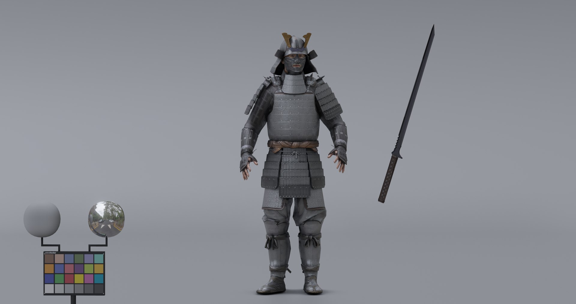 Samurai warrior- Rigged and Photorealistic 3D model 3D model ...