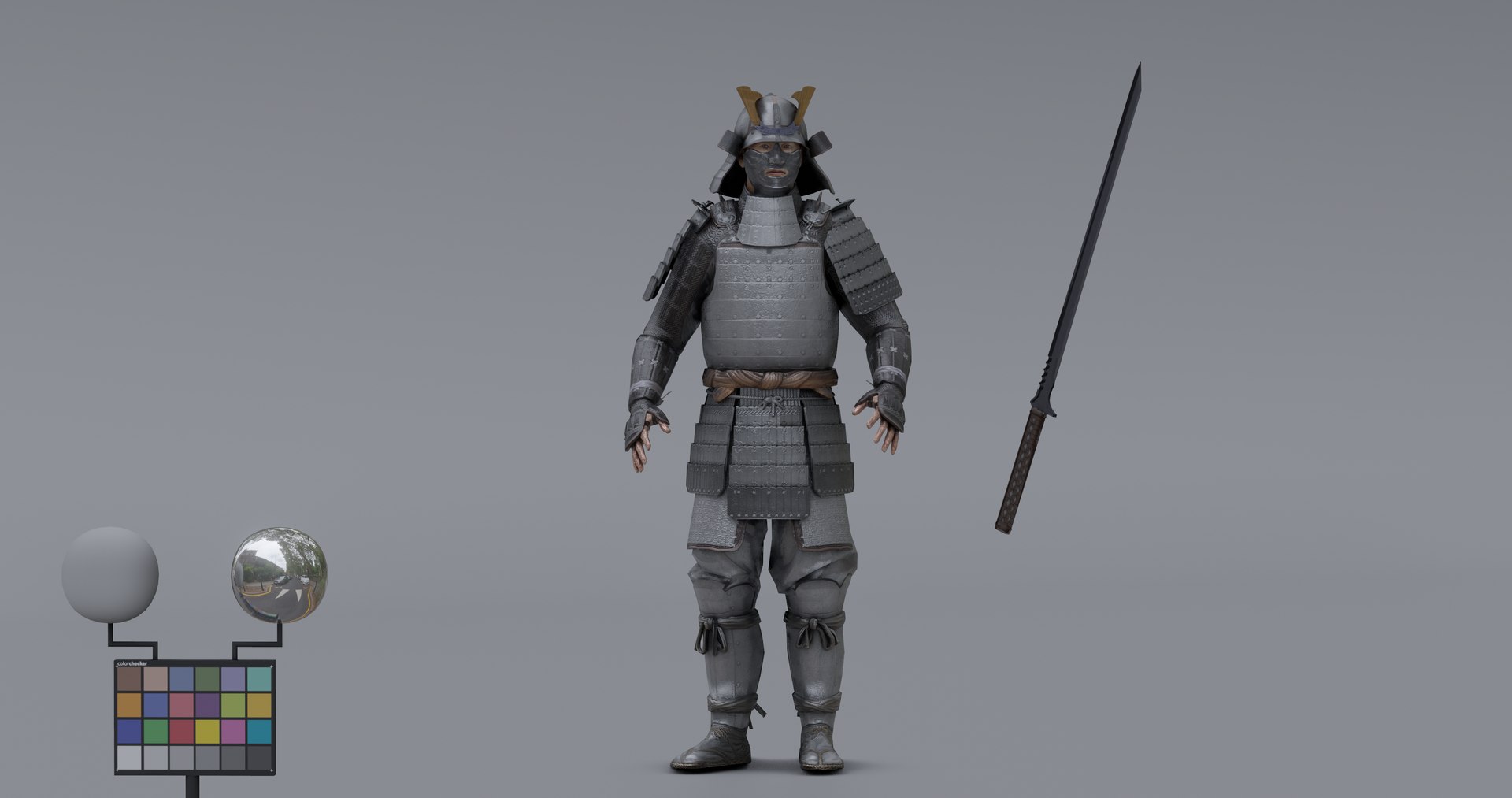 Samurai warrior- Rigged and Photorealistic 3D model 3D model ...