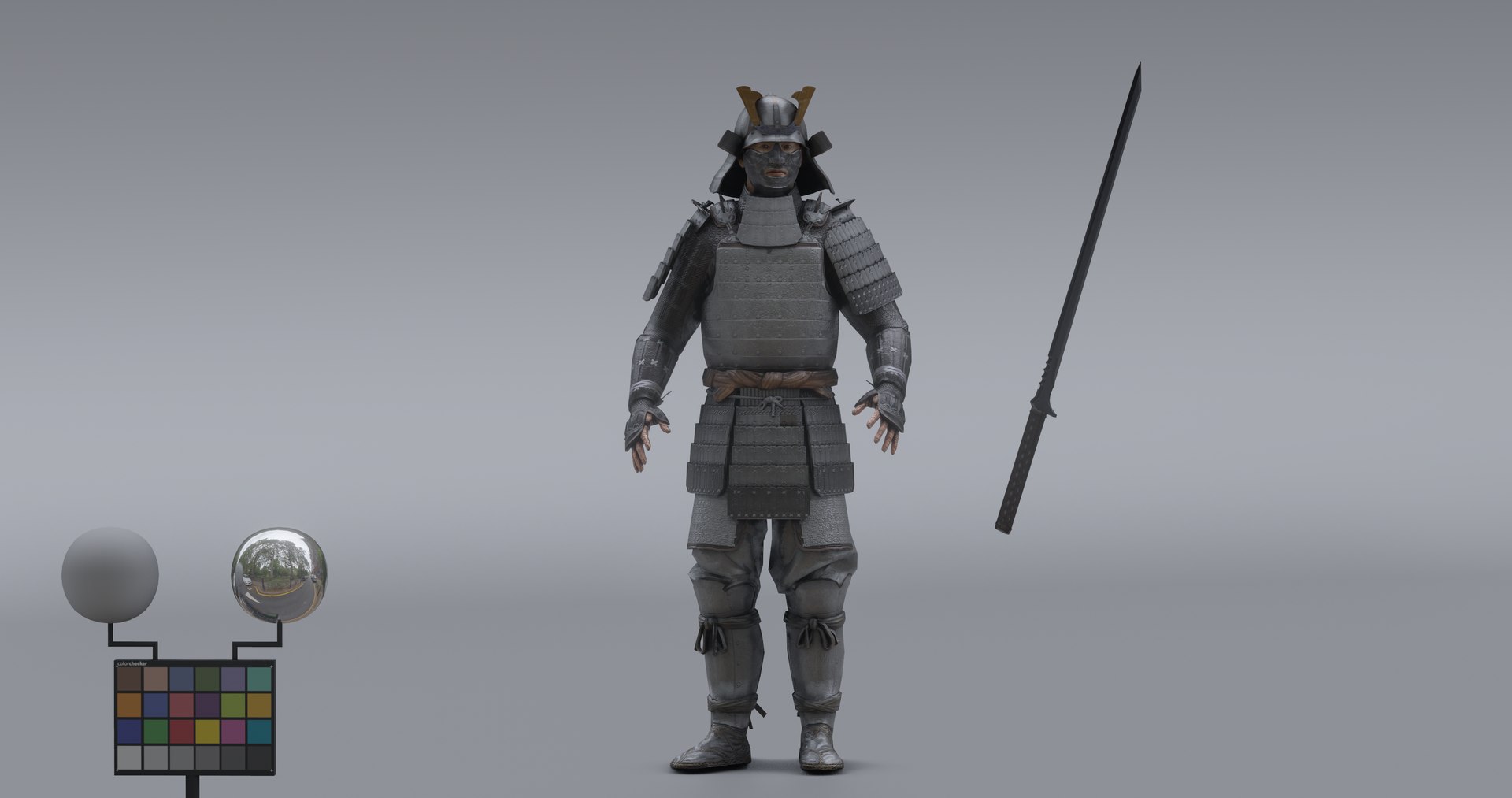 Samurai warrior- Rigged and Photorealistic 3D model 3D model ...