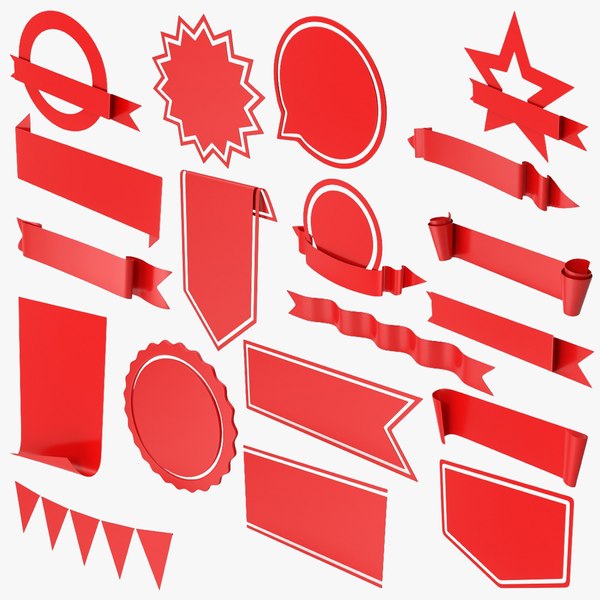 3D Ribbon Models | TurboSquid