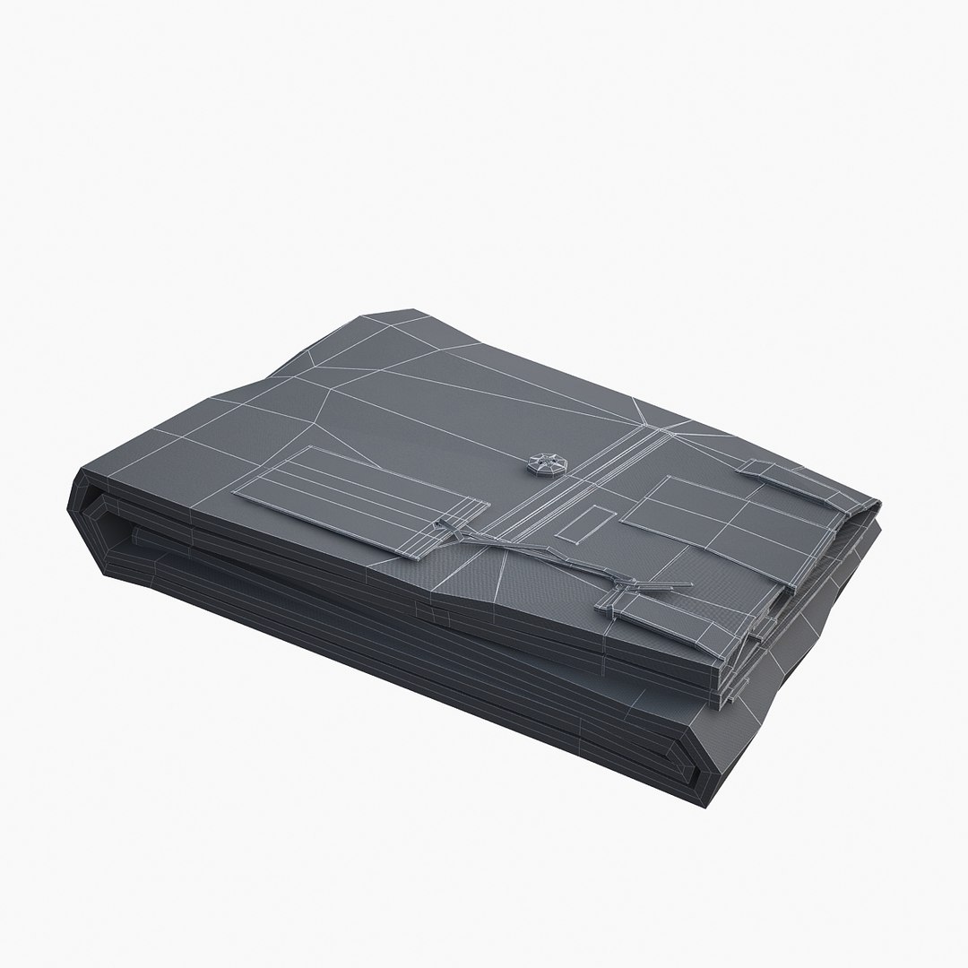 - dockers folded pants 3d model