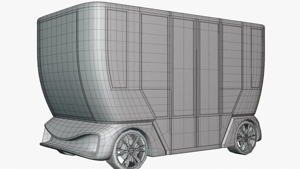 3D shuttle bus model - TurboSquid 1666786