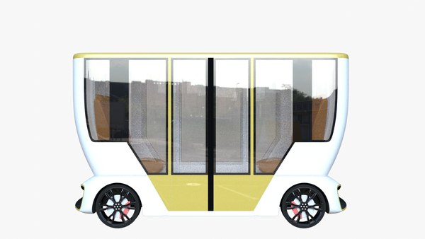 3D shuttle bus model - TurboSquid 1666786