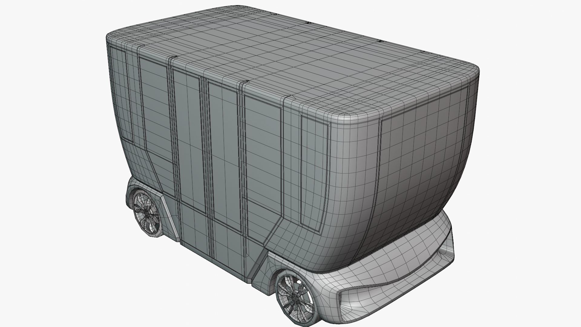 3D shuttle bus model - TurboSquid 1666786