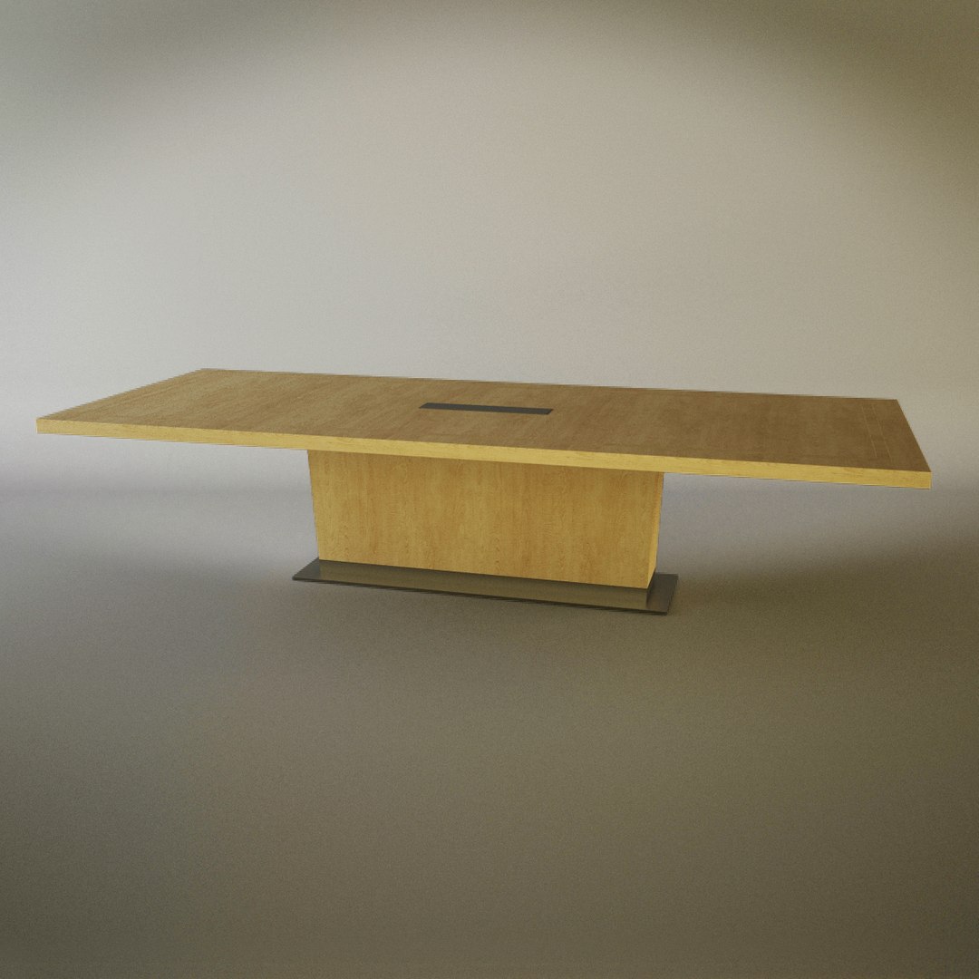 3d Modern Conference Table Model