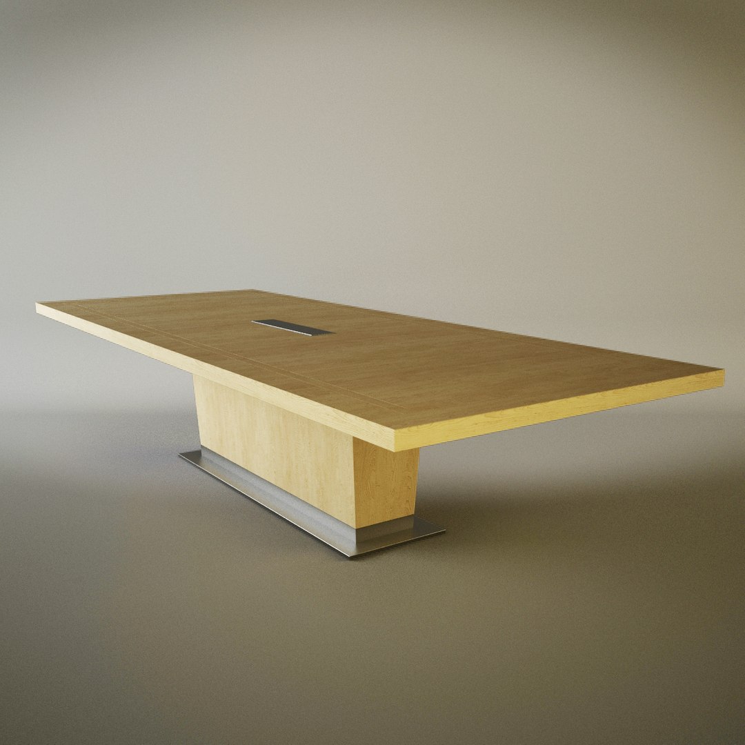 3d Modern Conference Table Model