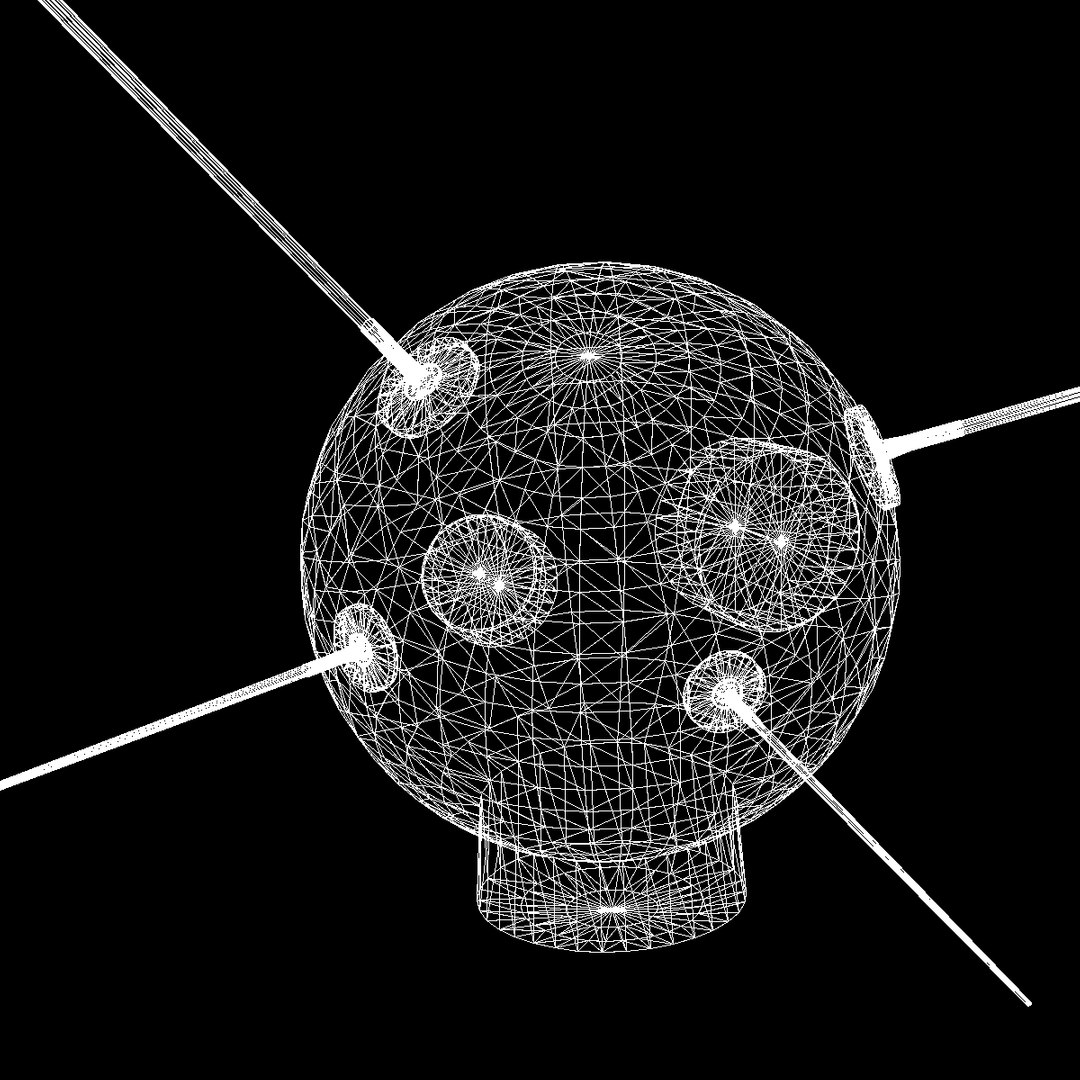 3d Satellite Vanguard Ii Model