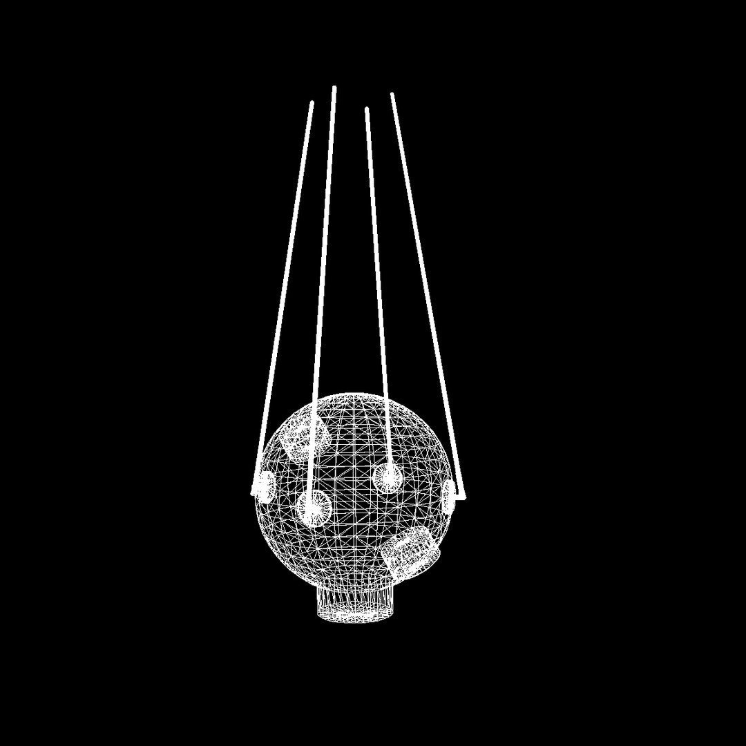 3d Satellite Vanguard Ii Model