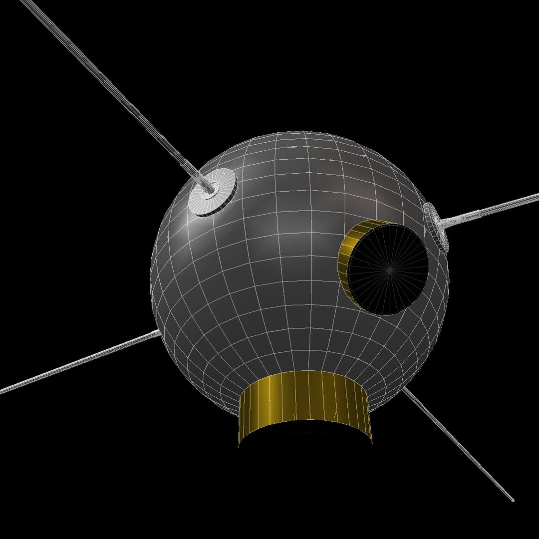 3d Satellite Vanguard Ii Model
