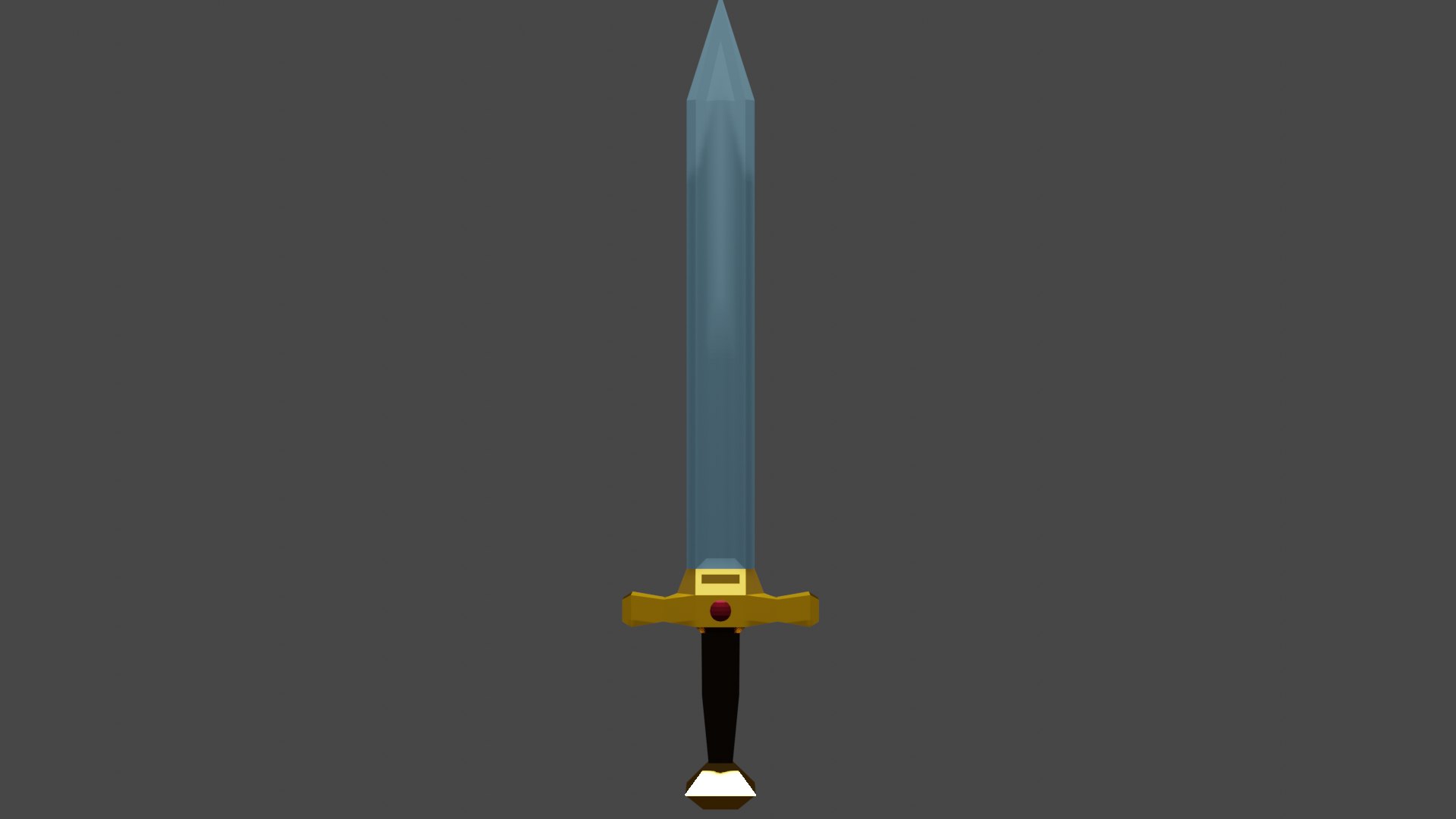 Ultra Low Poly Sword model - TurboSquid 1840317