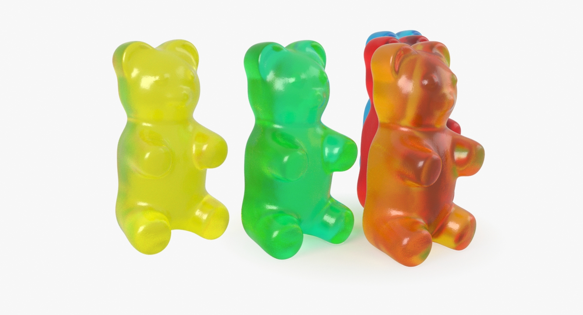 Gummy bear 3D model - TurboSquid 1311199
