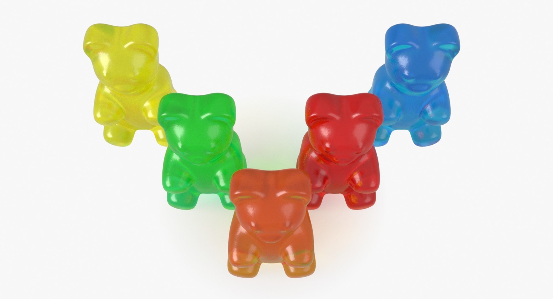 Gummy Bear 3D Model - TurboSquid 1311199