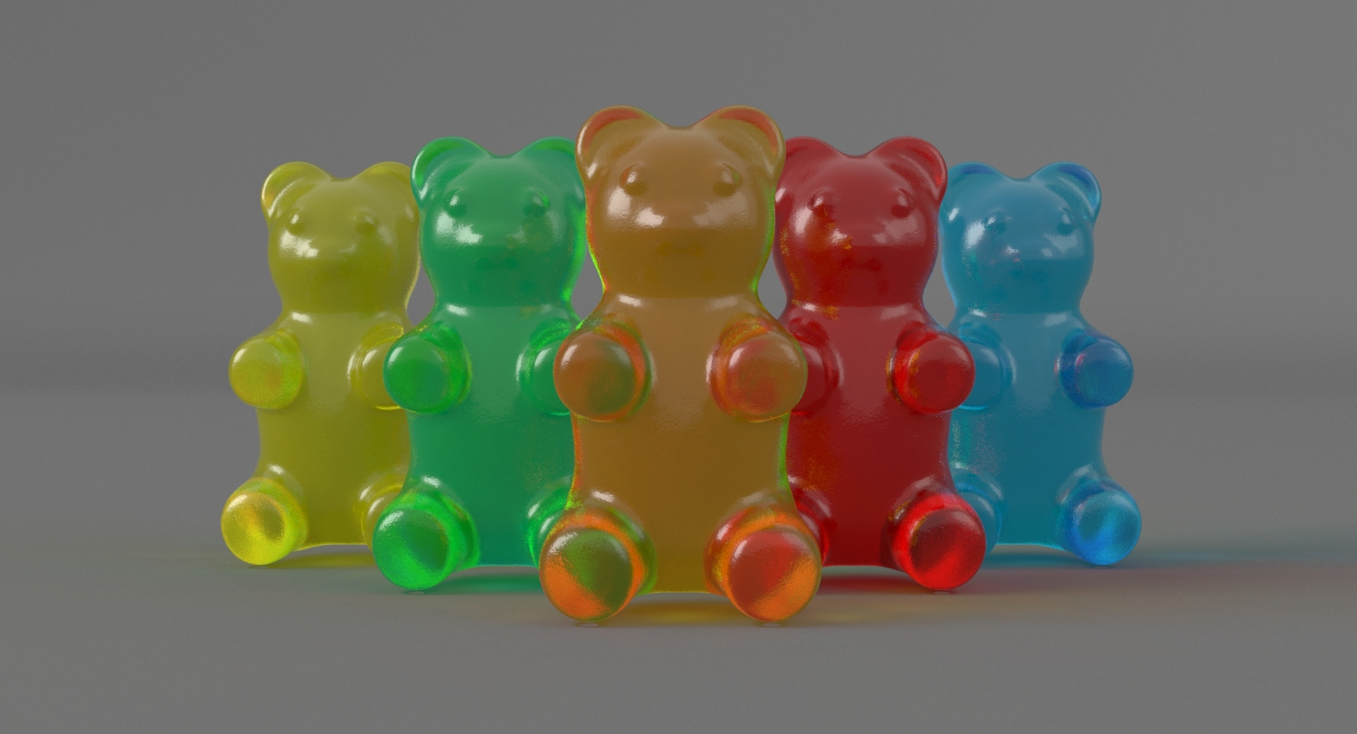 Gummy bear 3D model - TurboSquid 1311199