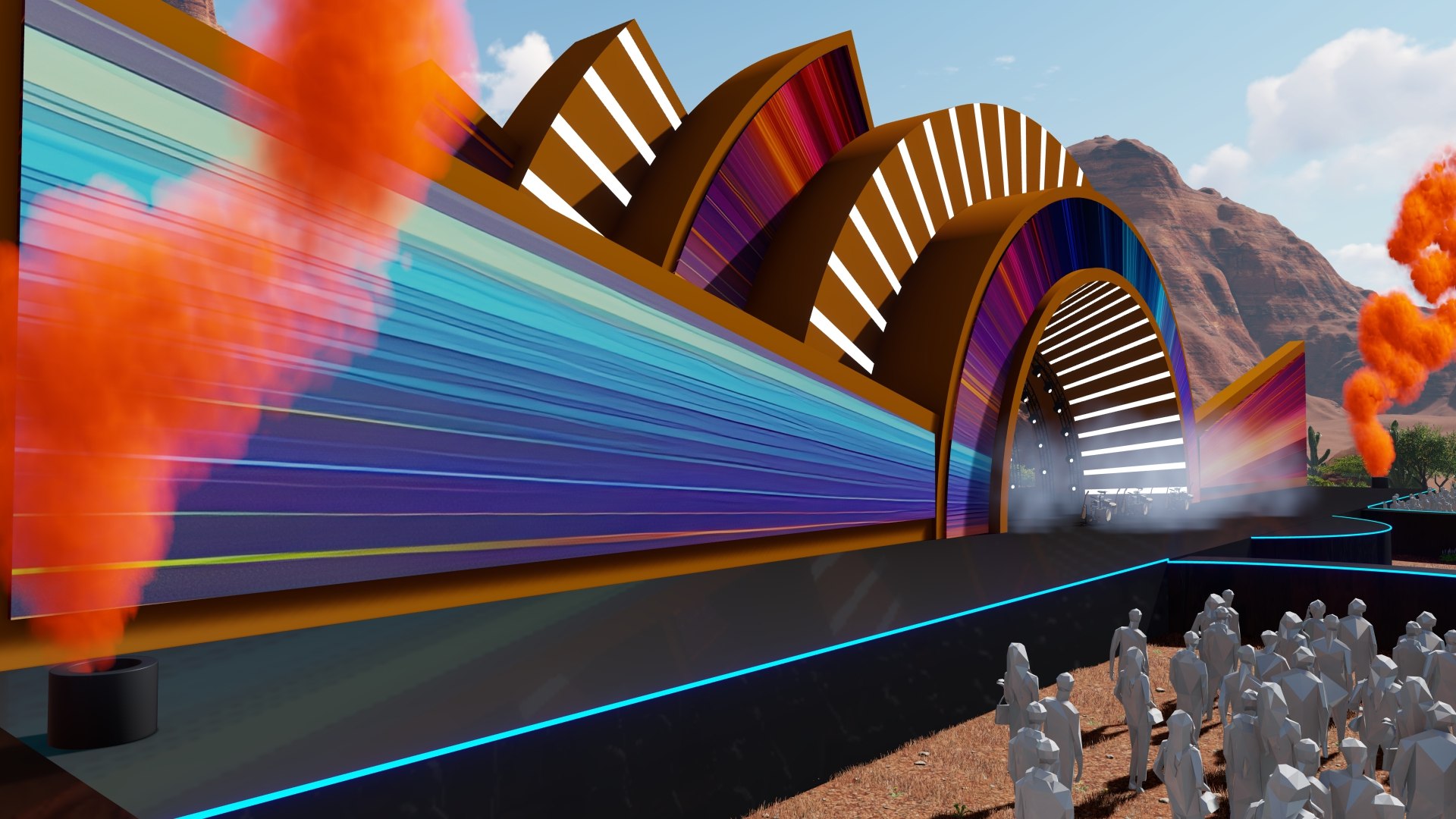 Concert Scene 1 3D Model - TurboSquid 2195869