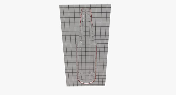 3d model of bottles architectural