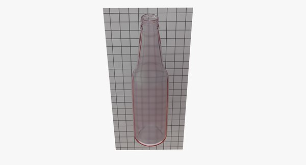 3d model of bottles architectural