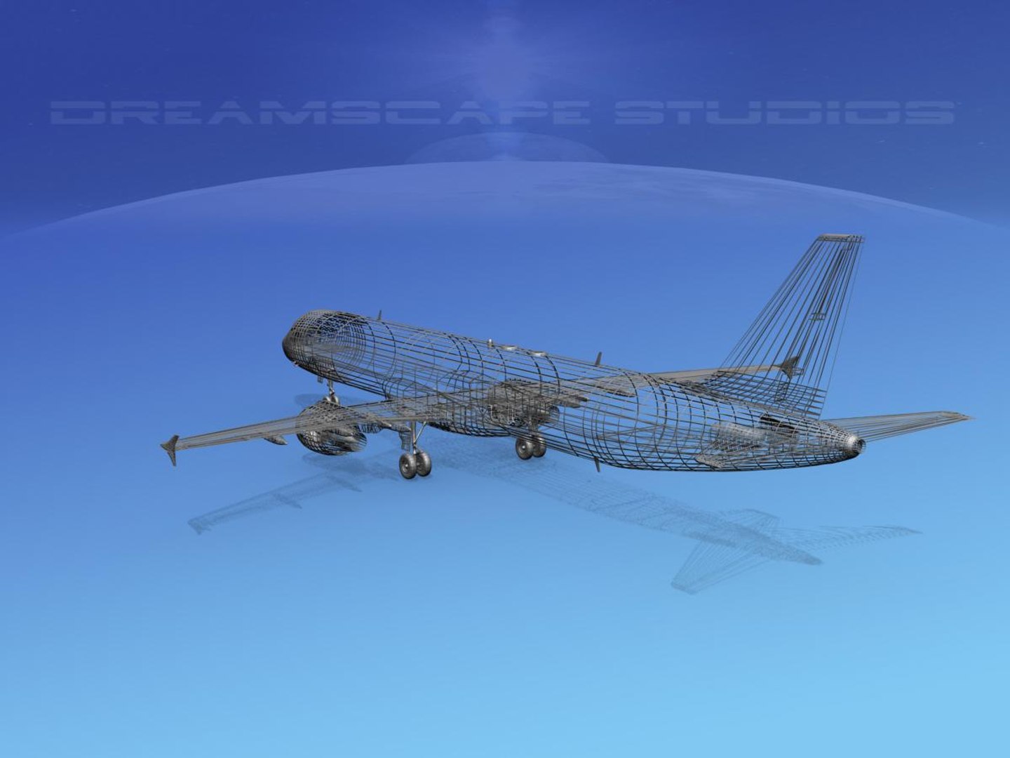 3d dxf scale airbus