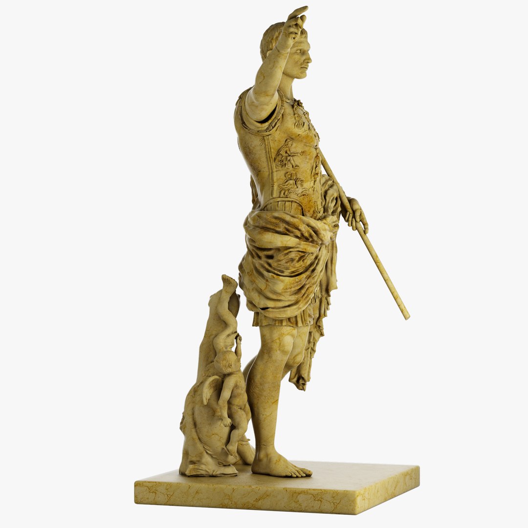 Statue Augustus Prima Porta 3d Model