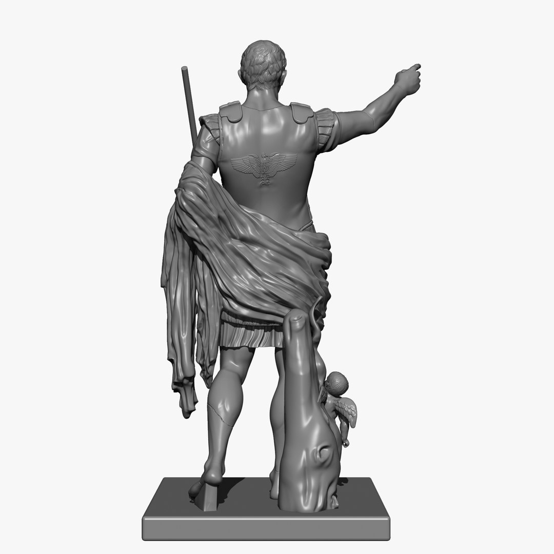 Statue Augustus Prima Porta 3d Model
