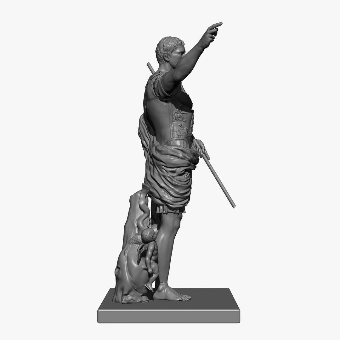 Statue Augustus Prima Porta 3d Model